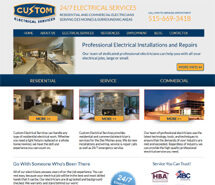 New Website Launch for Custom Electrical